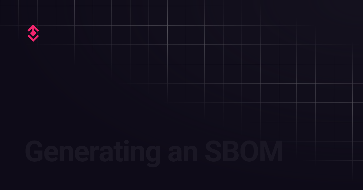 Generating an SBOM | Codefortify Docs